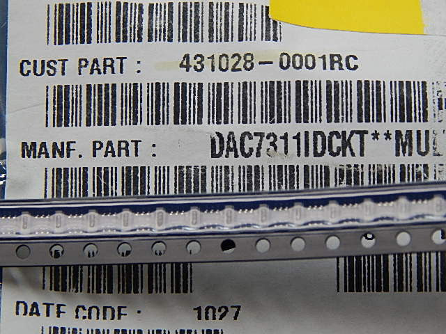 DAC7311IDCKT - Texas Instruments - In Stock, Buy Now! – Nexus ...